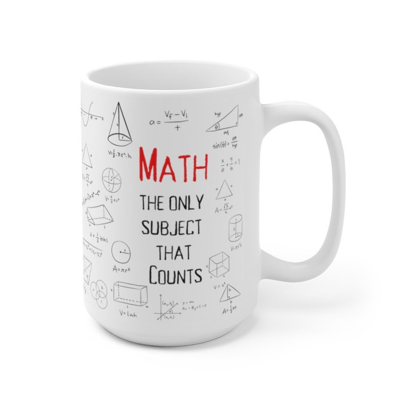 Funny Math Mug, Math Teacher Gift, Professor Gift, College Student Gift ...
