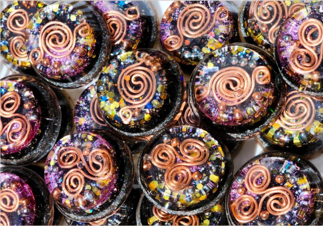 Mini Orgone Puck, Pocket, Purse Orgonite Protection From EMFS and ...