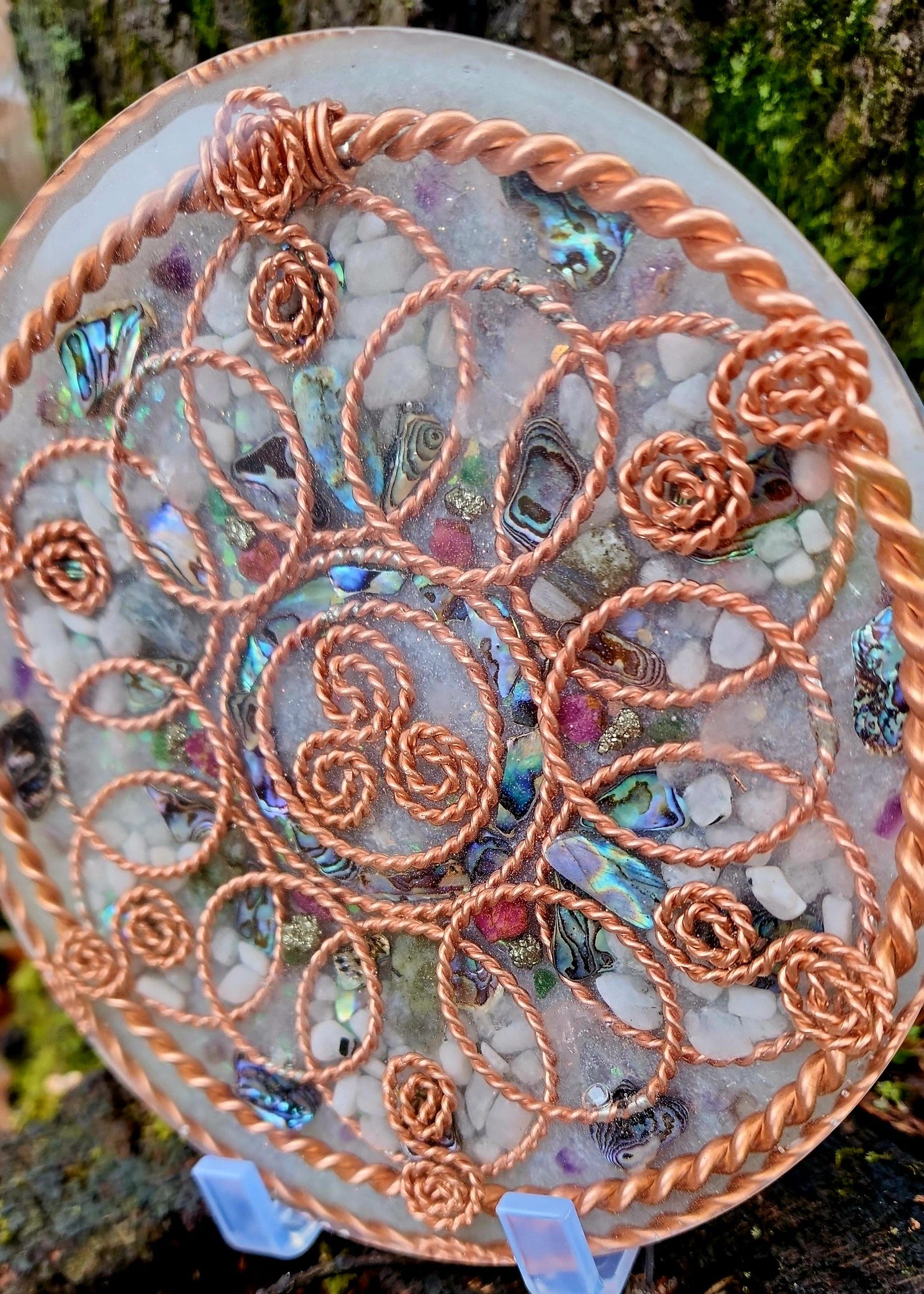 Ascension Plate Iridescent Dragon Orgone, Tensor, OG Generator Water ...