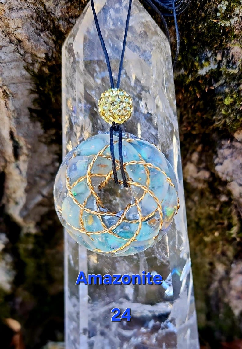 Torus Tesla 3 6 9 Orgone Pendant Necklace, Set 4 OG Generator, Orgonite ...