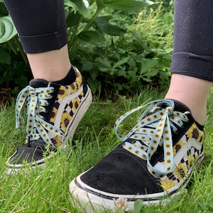 Printed Flat Shoelaces, Fun Shoe Strings, 100% Recycled - Etsy