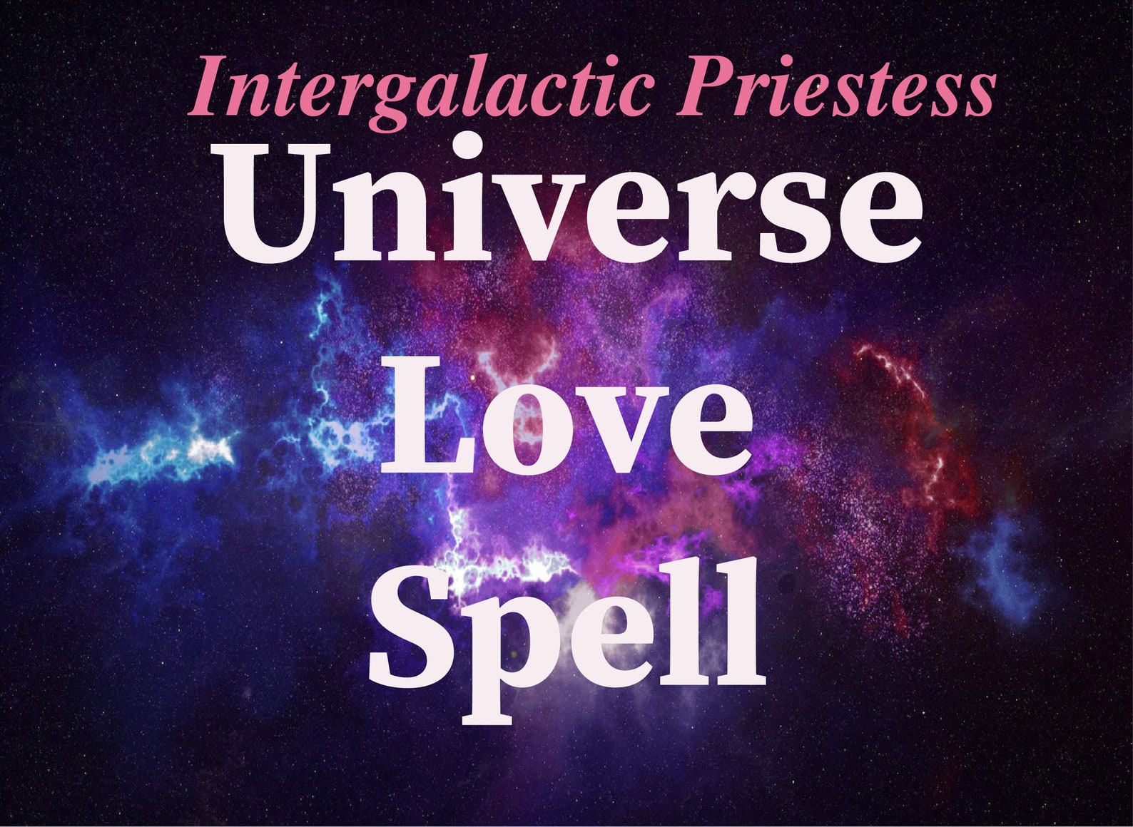 Universe Love Spell by Intergalactic Priestess - Etsy