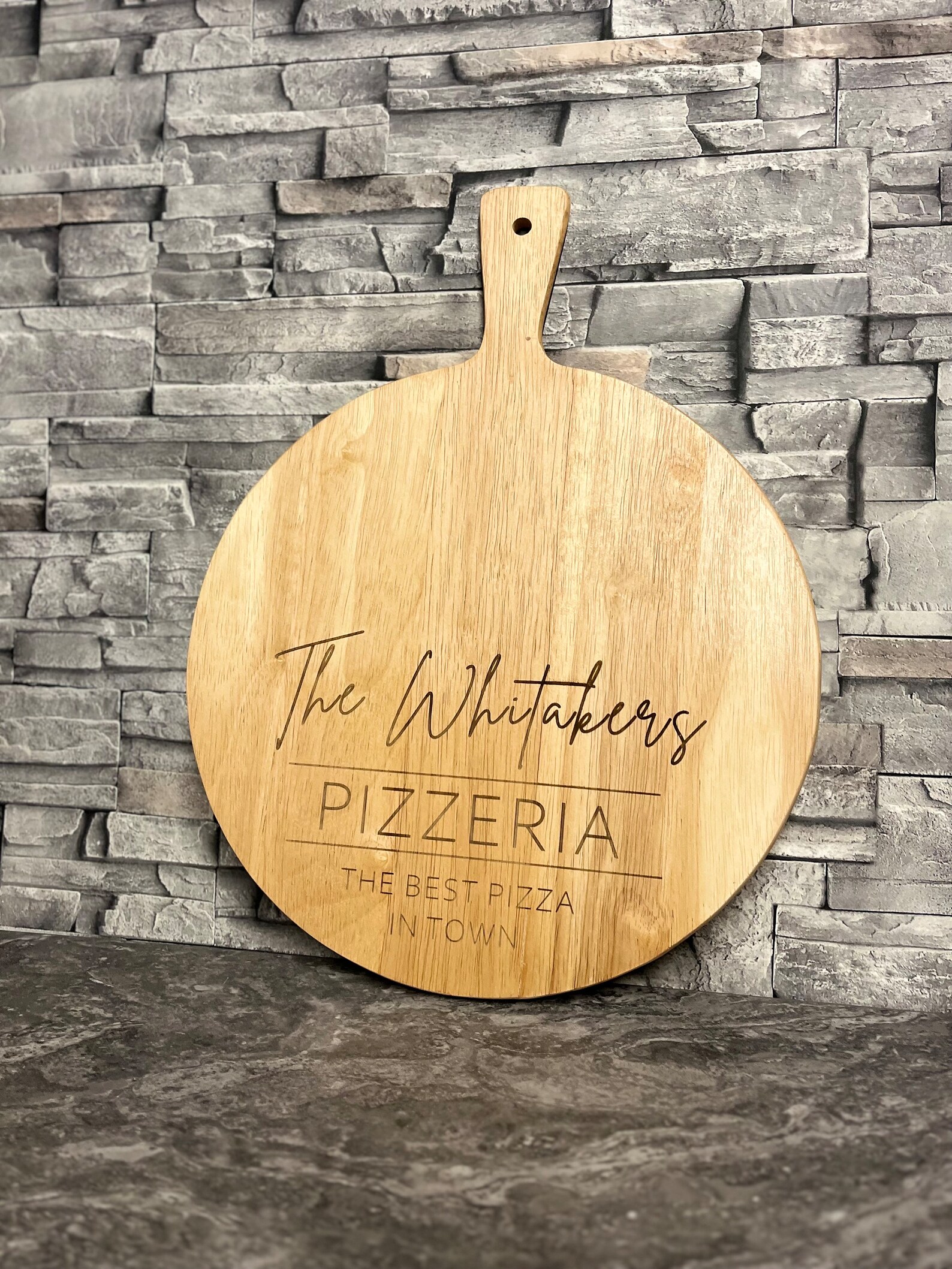 Personalised Pizza Board 13’’ Hold Large Pizza! Great Gift for Pizza ...