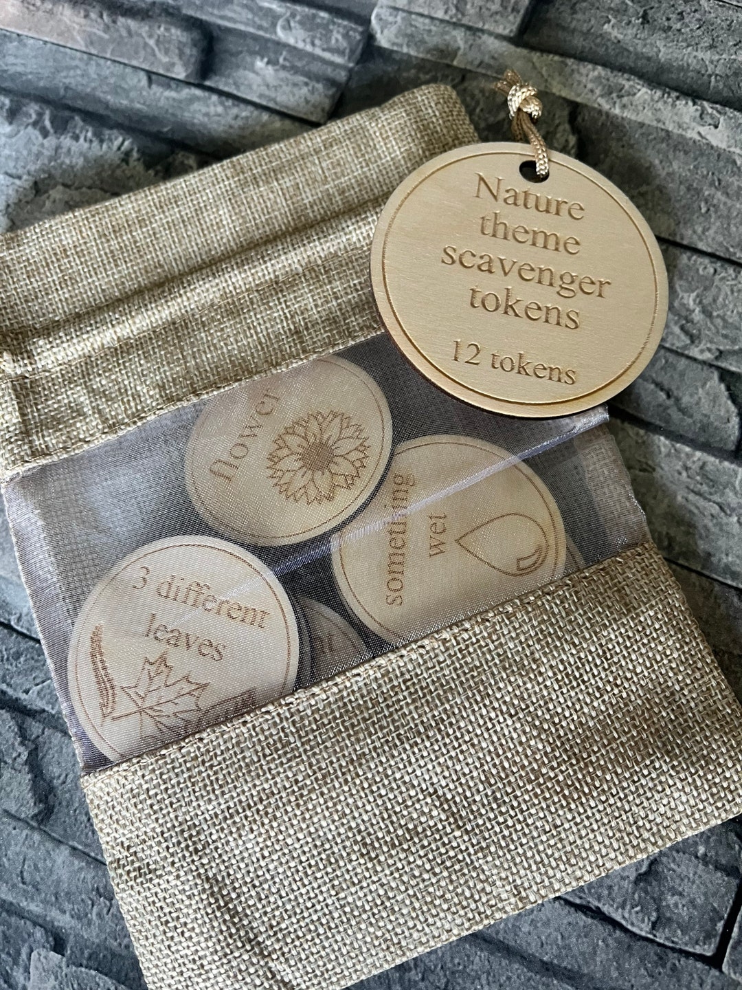 Nature Scavenger Hunt Tokens - Etsy