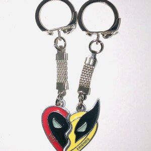 Deadpool and Wolverine Inspired Keychains - Etsy