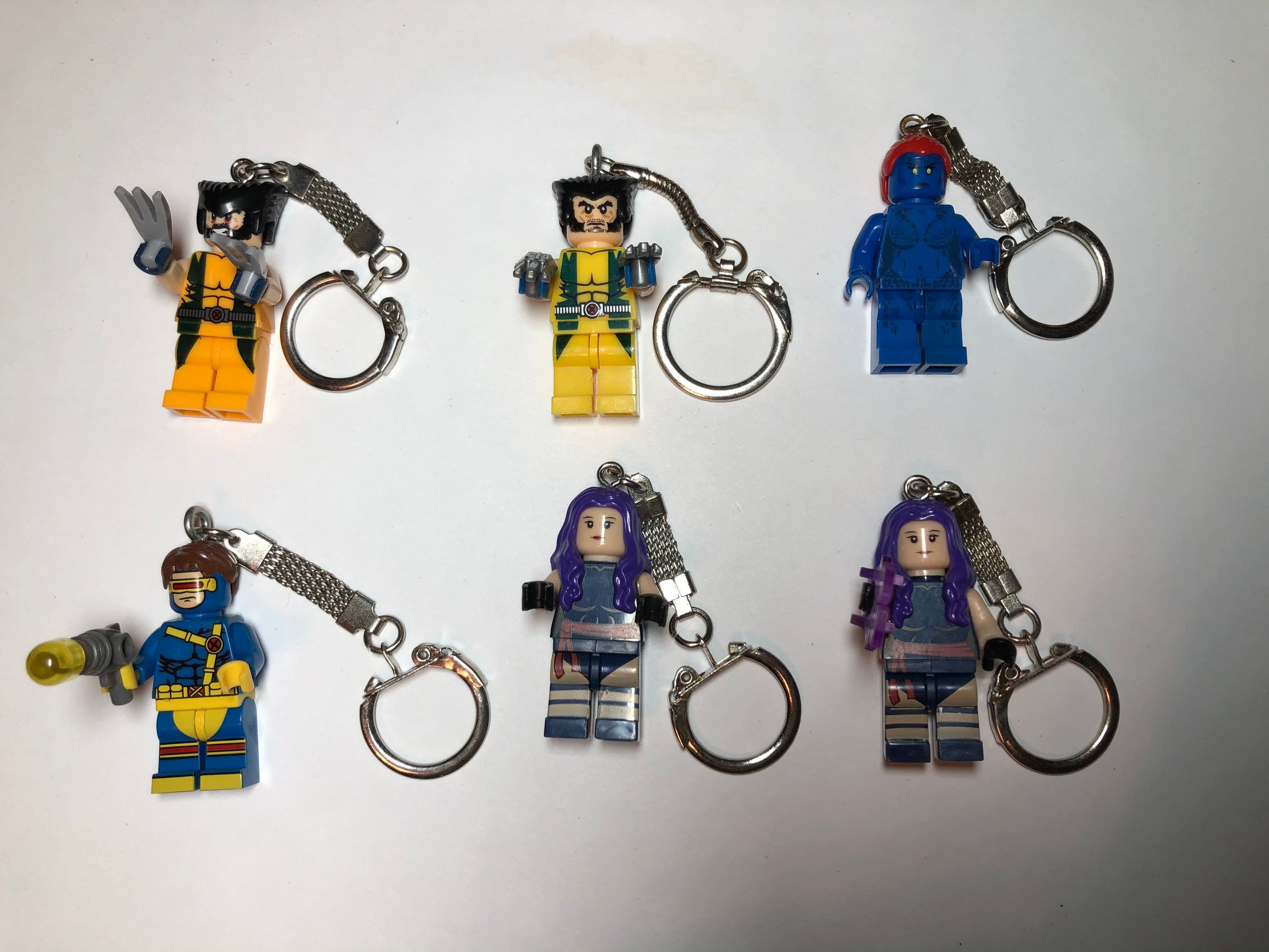 Marvel Universe X-Men inspired keychains | Etsy