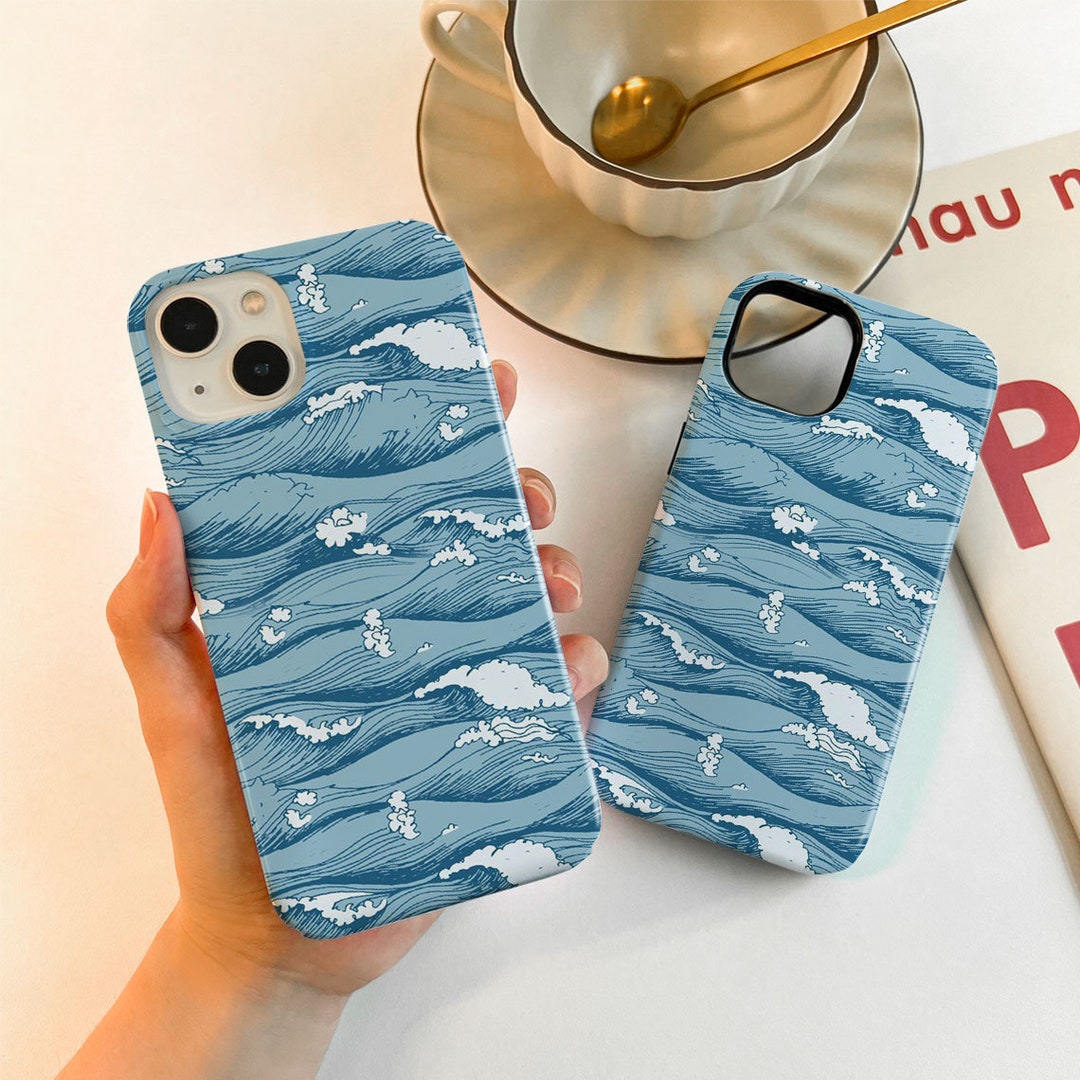IPhone 14 Case Blue Sea Wave iPhone Case for iPhone 13 12 Mini Case 12 ...