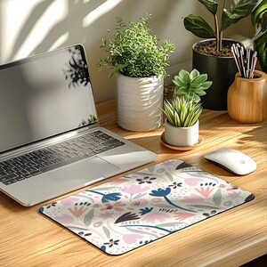 Colourful Crushed Flower Mouse Pad, Laptop Mouse Pad, WFH Mouse Pads ...