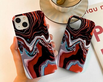 Red Phone Case - Etsy