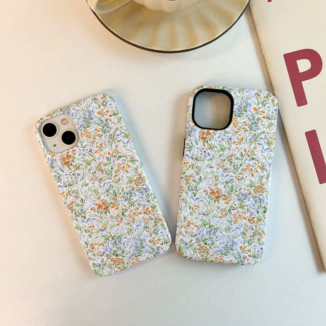 Flower Clusters Case for iPhone 15 14 13 12 11, iPhone 14 13 12 11 Pro ...