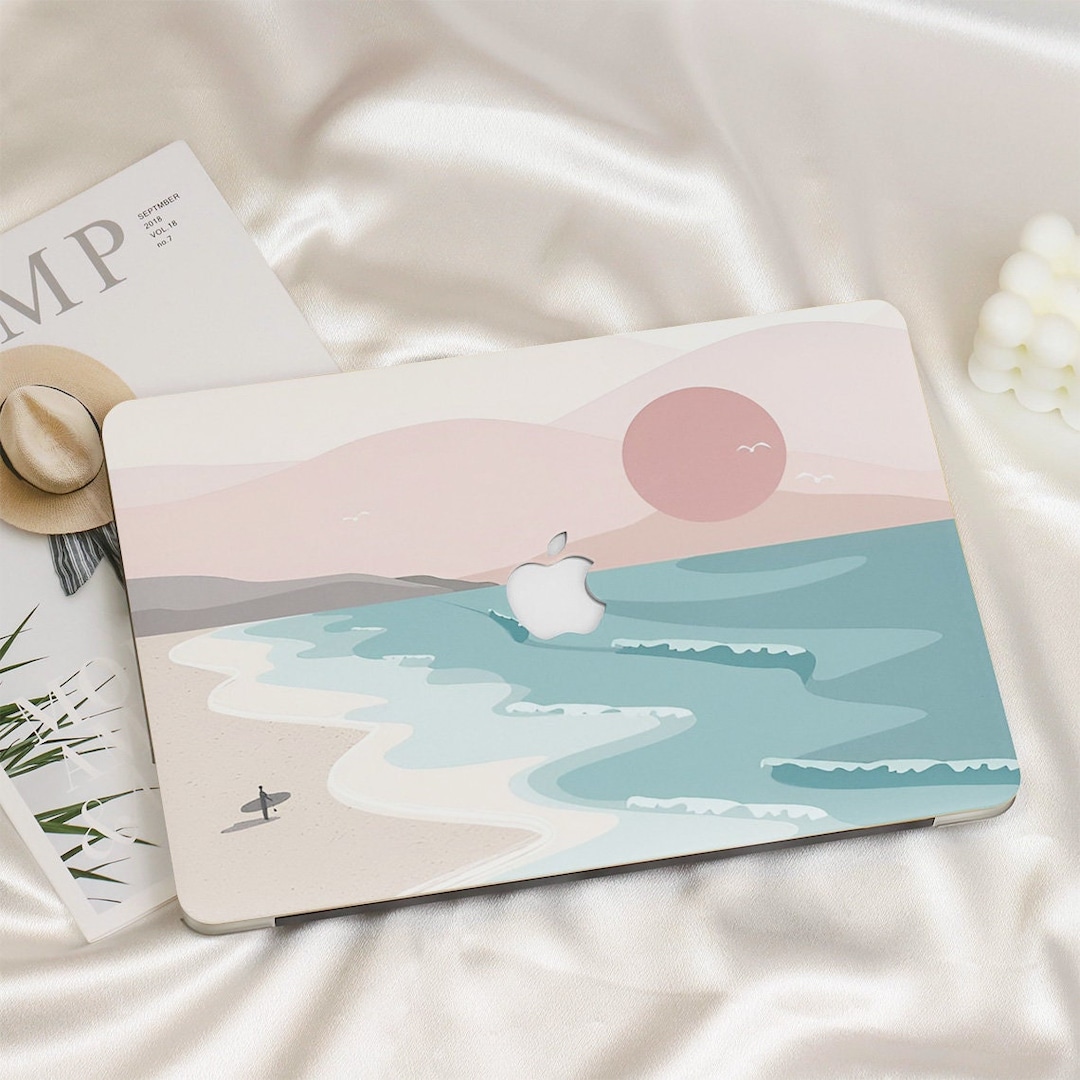 Sunset Beach Sea Surfer MacBook Case for MacBook Pro 16 15 13 Air 15 14 ...
