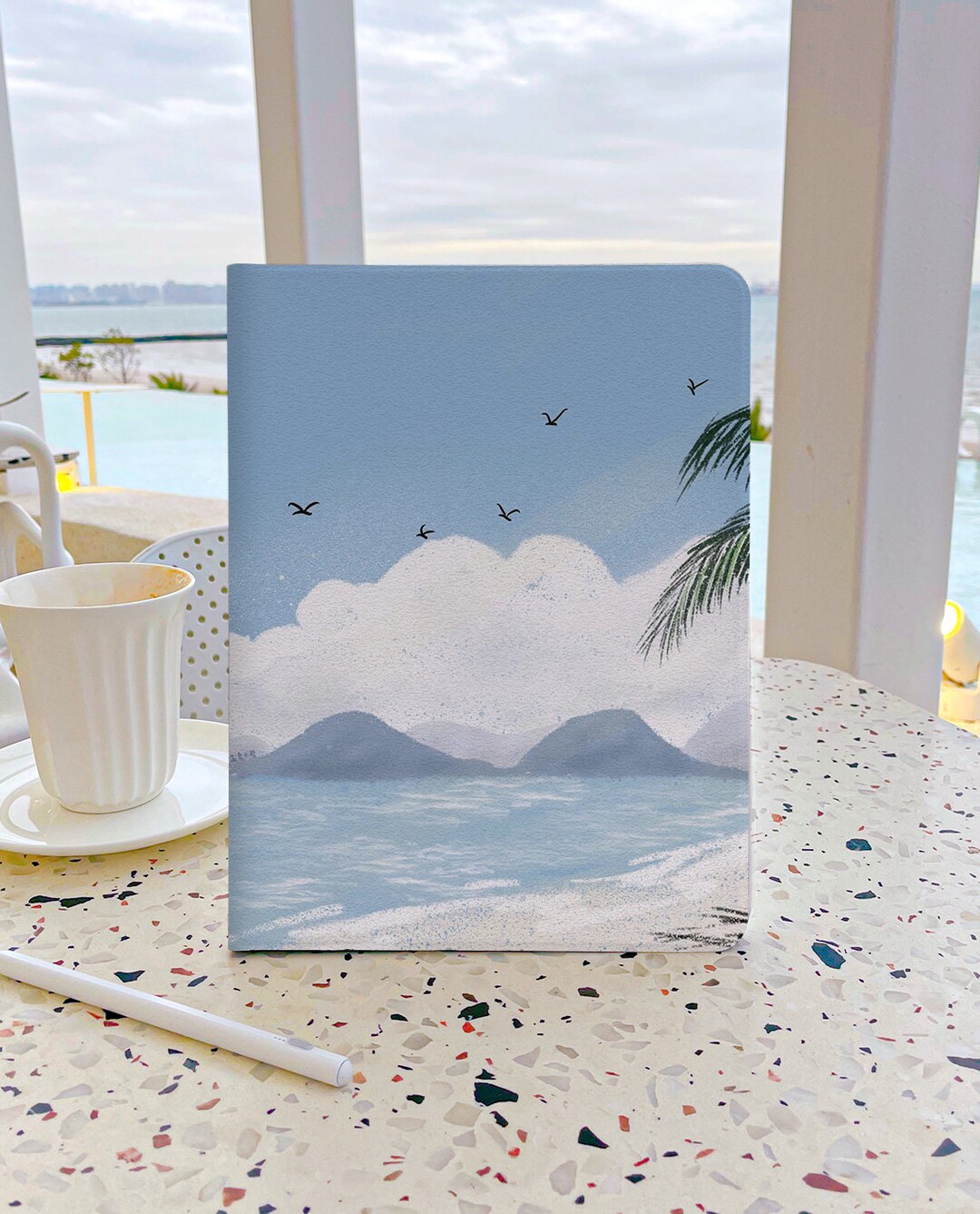 Beach Blue Sky Coconut Tree iPad Case 7th Generation iPad Case With ...