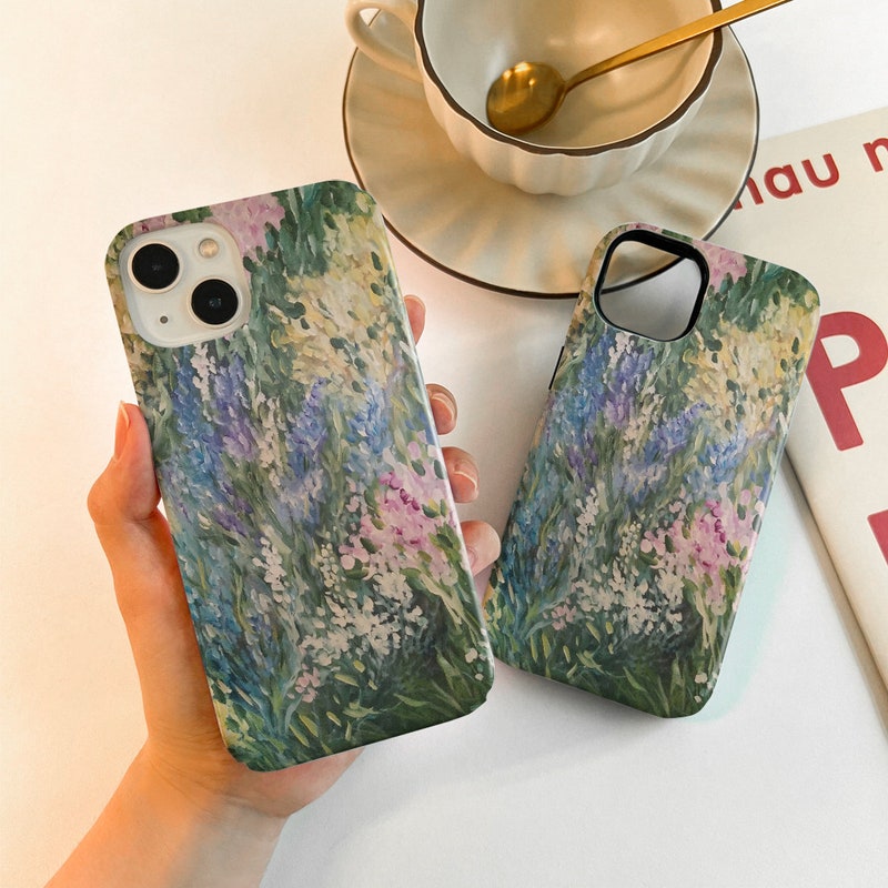 Floral Painted Phone Case - Etsy
