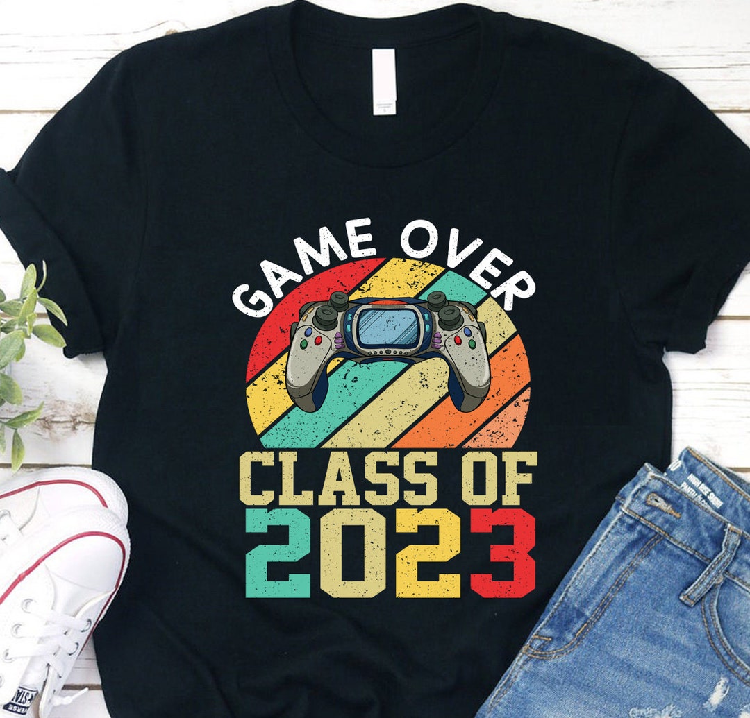 Cool Graduation Game Over Class of 2022 Shirt Senior Shirt - Etsy