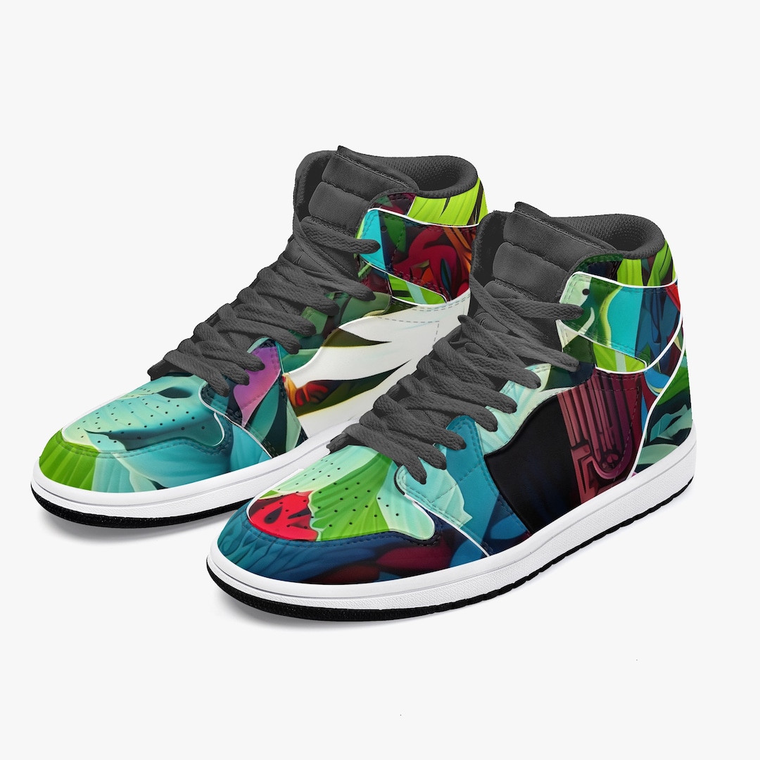 Parrots Collection New High-top Leather Unisex Sneakers - Etsy