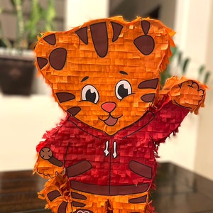 Daniel Tiger Handmade Pinata Medium 18" | Birthday Party Piñata Decor ...