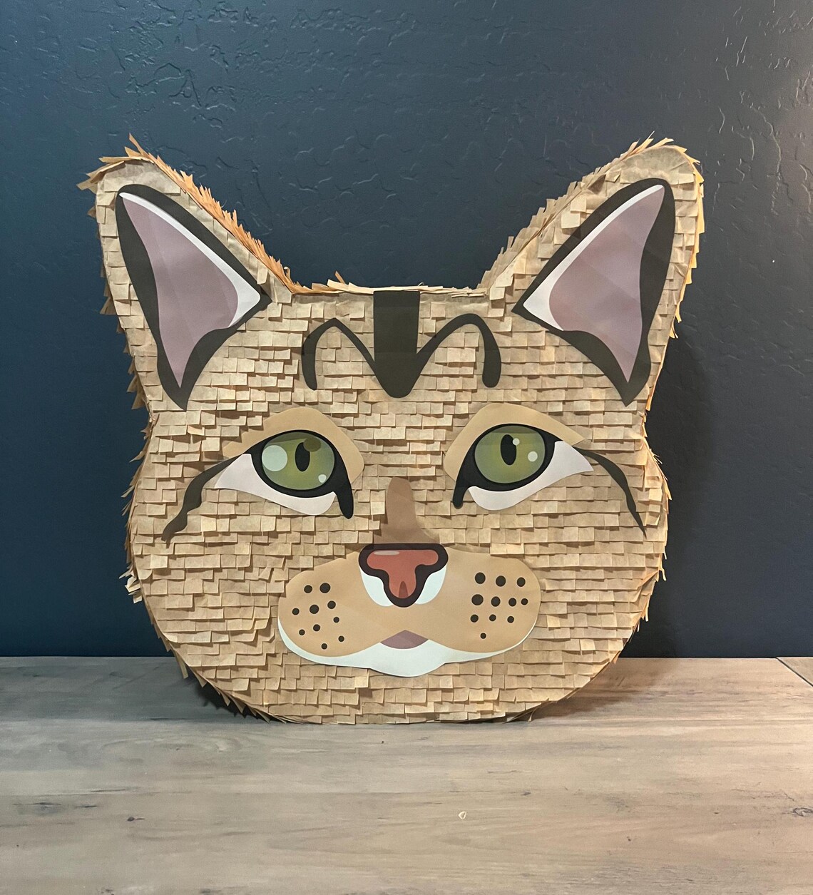 Animal Cat Kitty Handmade Pinata | Birthday Party Piñata Decor - Etsy