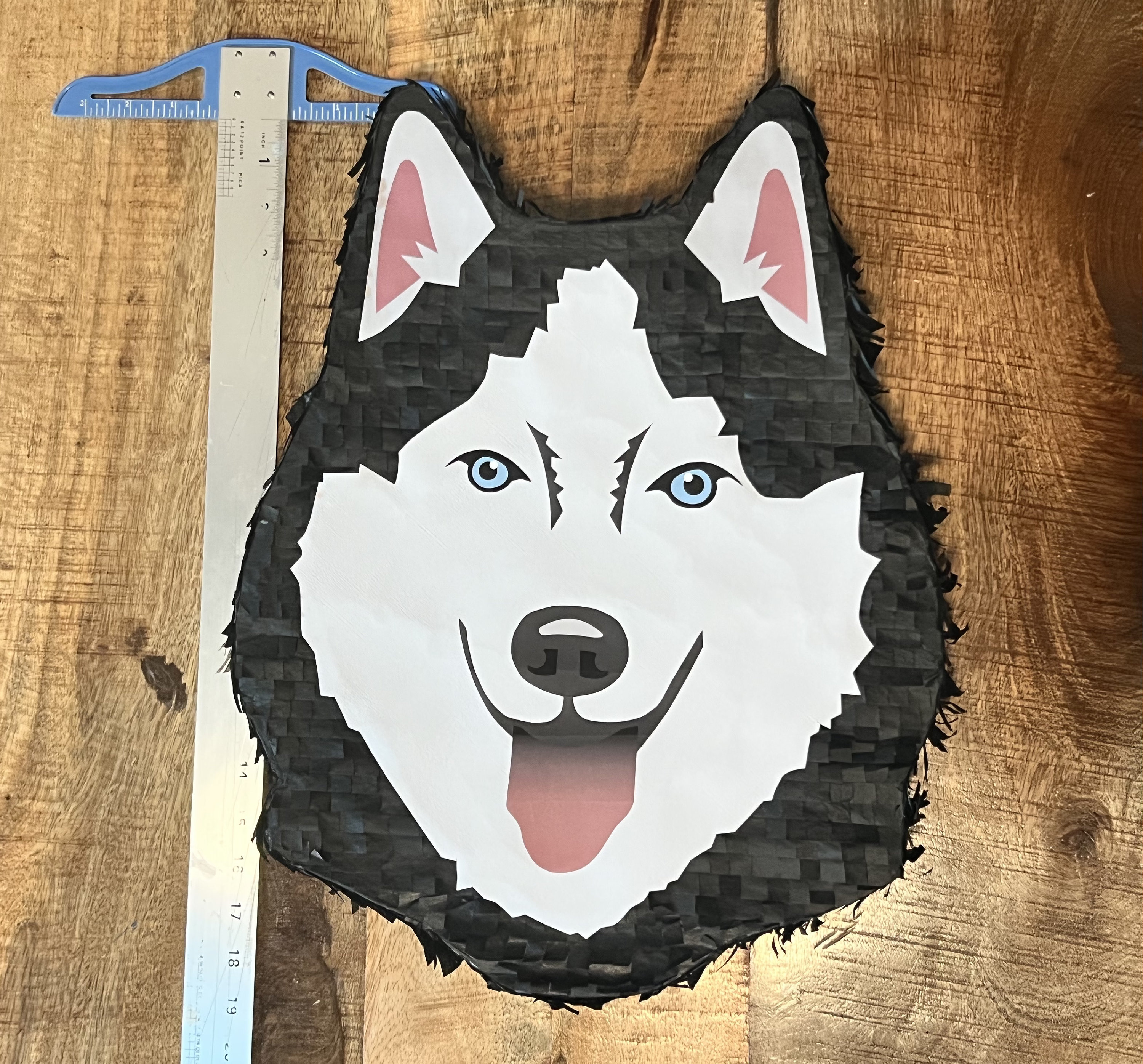 Animal Husky Pomsky Wolf Dog Breed Handmade Pinata | Birthday Party ...