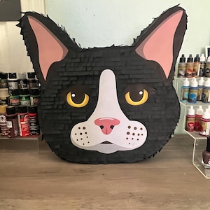 Animal Cat Kitty Handmade Pinata | Birthday Party Piñata Decor - Etsy
