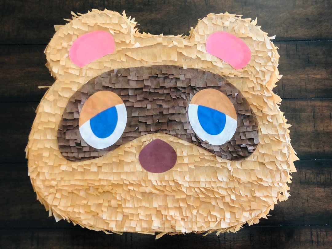 Animal Crossing Tom Nook Character Handmade Pinata Medium 18 ...