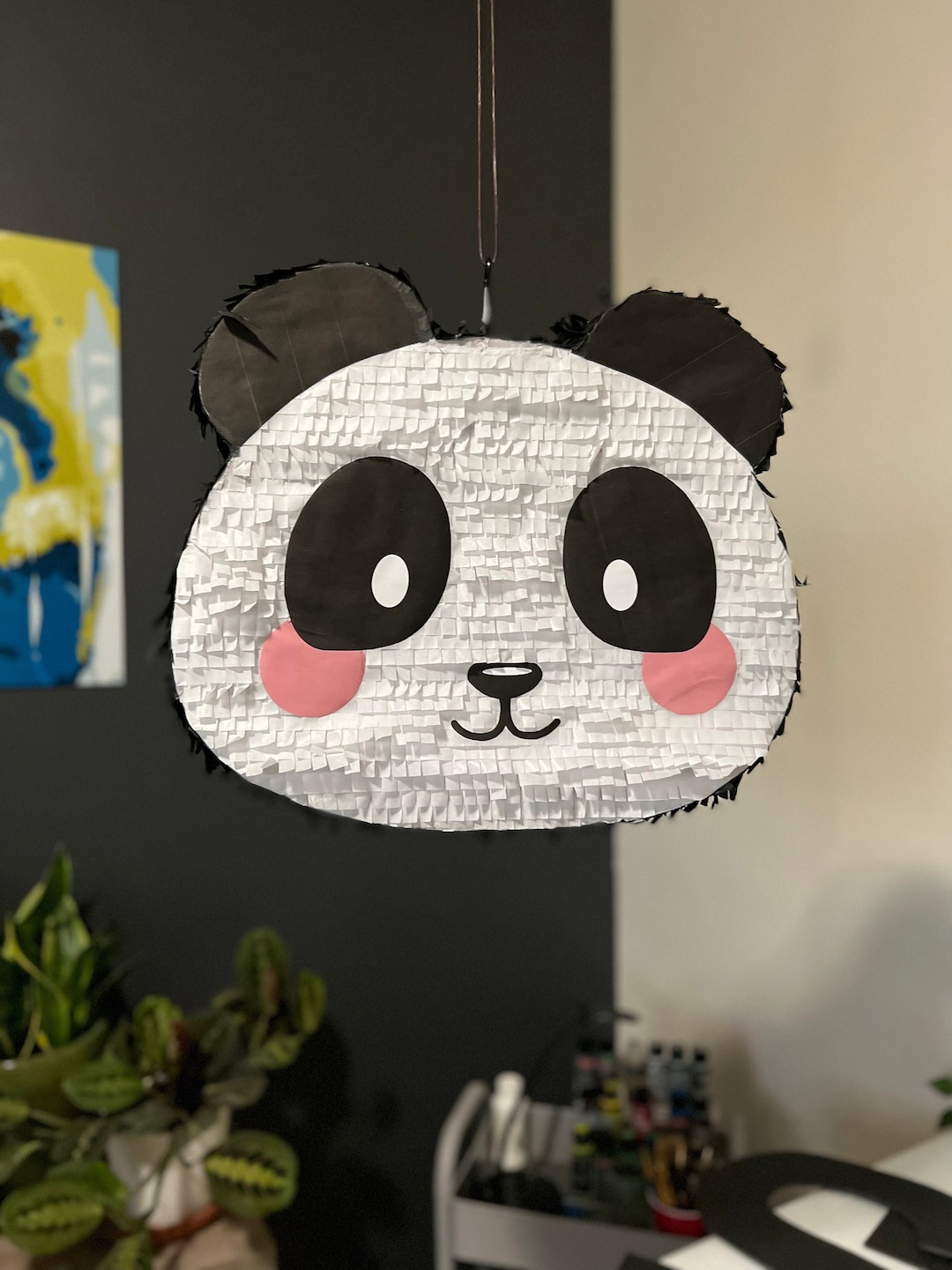 Animal Panda Bear Animal Handmade Pinata | Birthday Party Piñata Decor ...