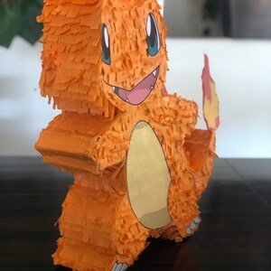 Pokemon Charmander Handmade Pinata Medium 18" | Birthday Party Piñata ...