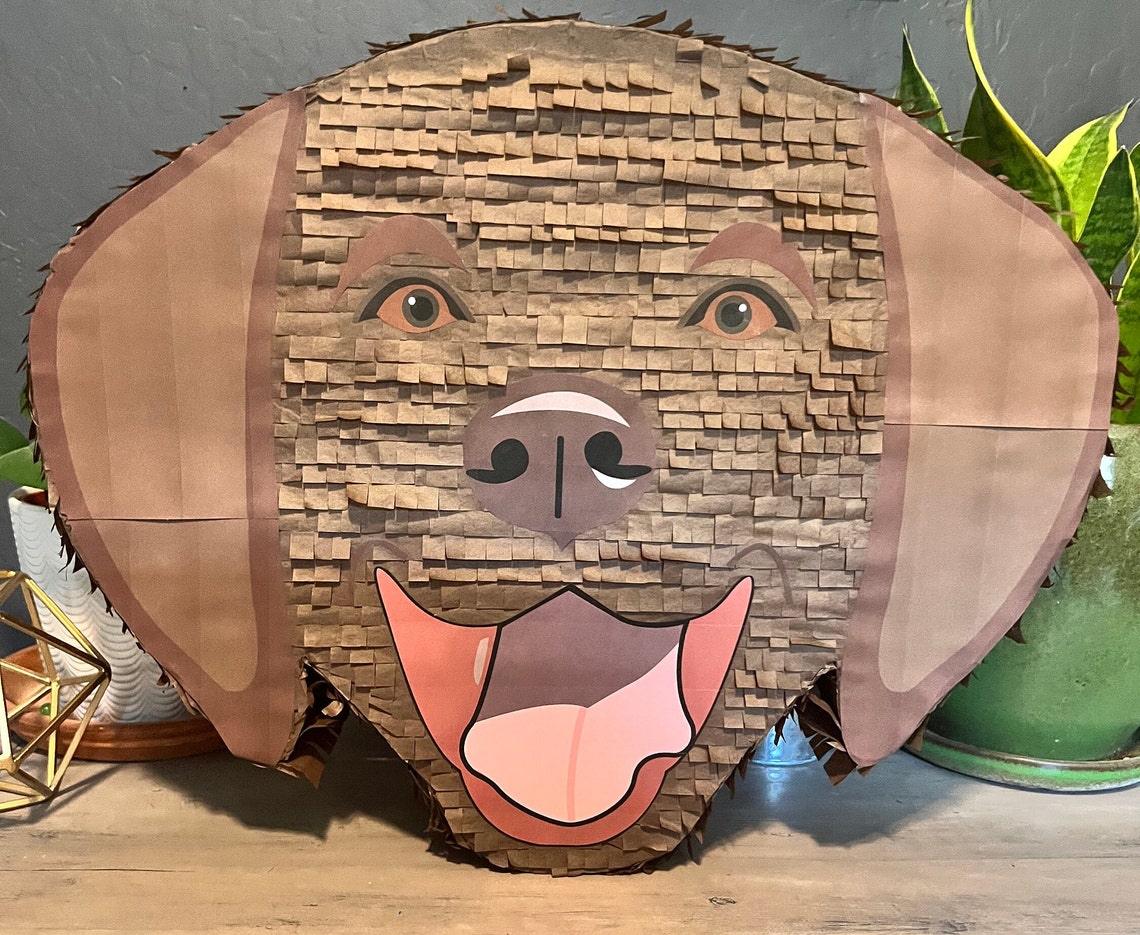 Animal Golden Retriever Dog Breed Handmade Pinata | Birthday Party ...