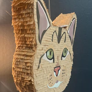 Animal Cat Kitty Handmade Pinata | Birthday Party Piñata Decor - Etsy