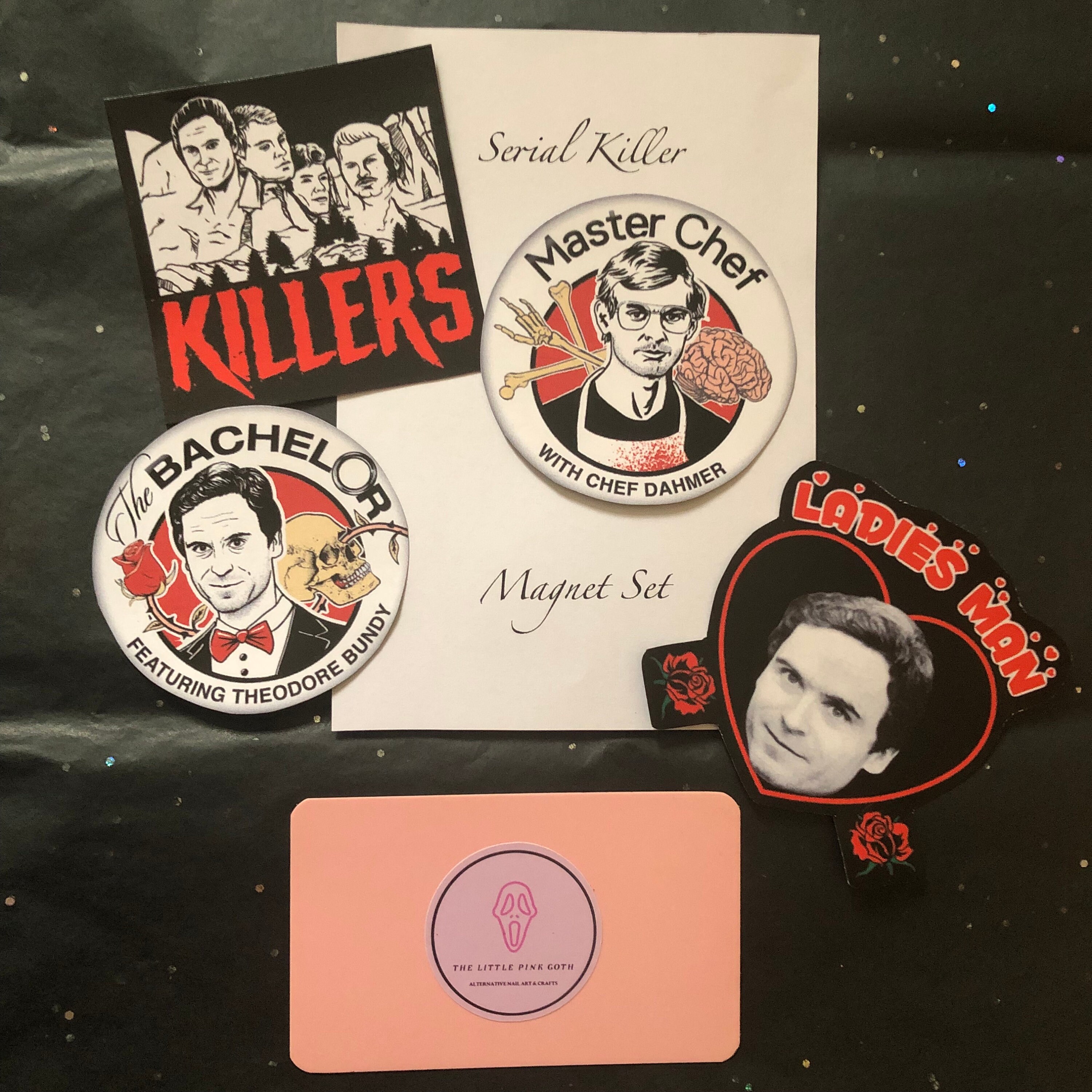 Serial Killer Horror Fridge Magents Set - Etsy