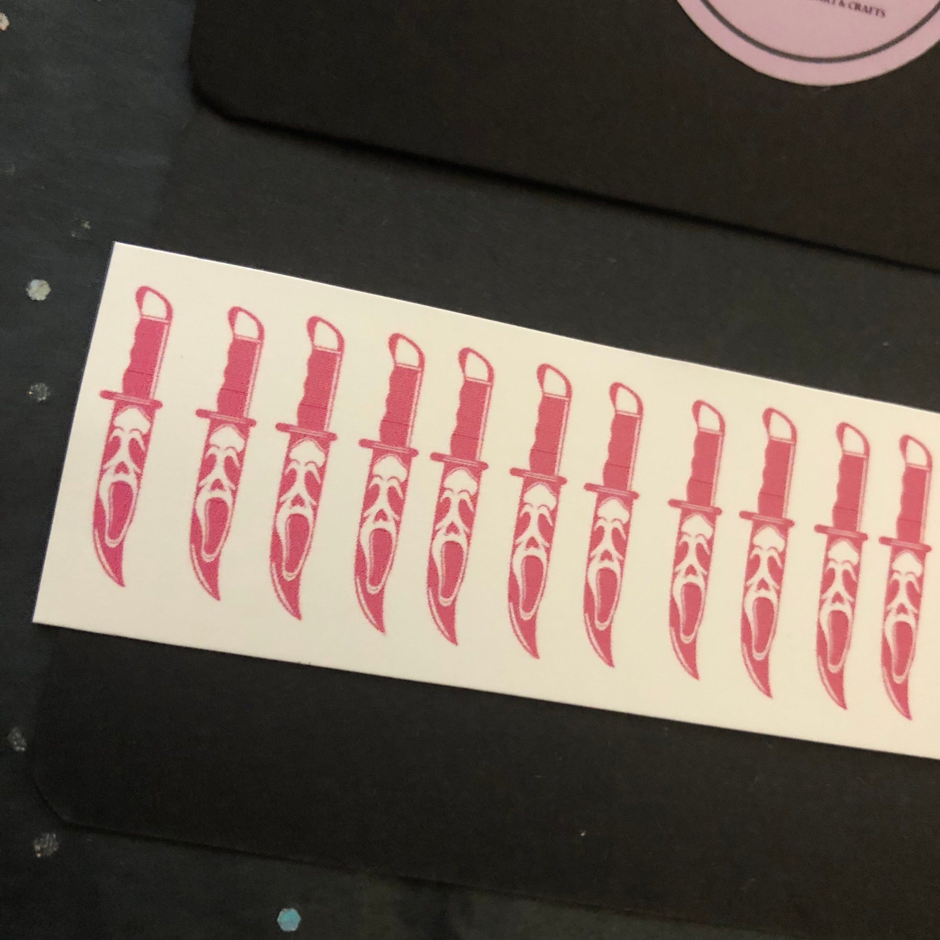 Pink Pastel Goth Horror Ghostface Scream Knifes Halloween - Etsy