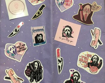 Scream Horror Sticker - Etsy