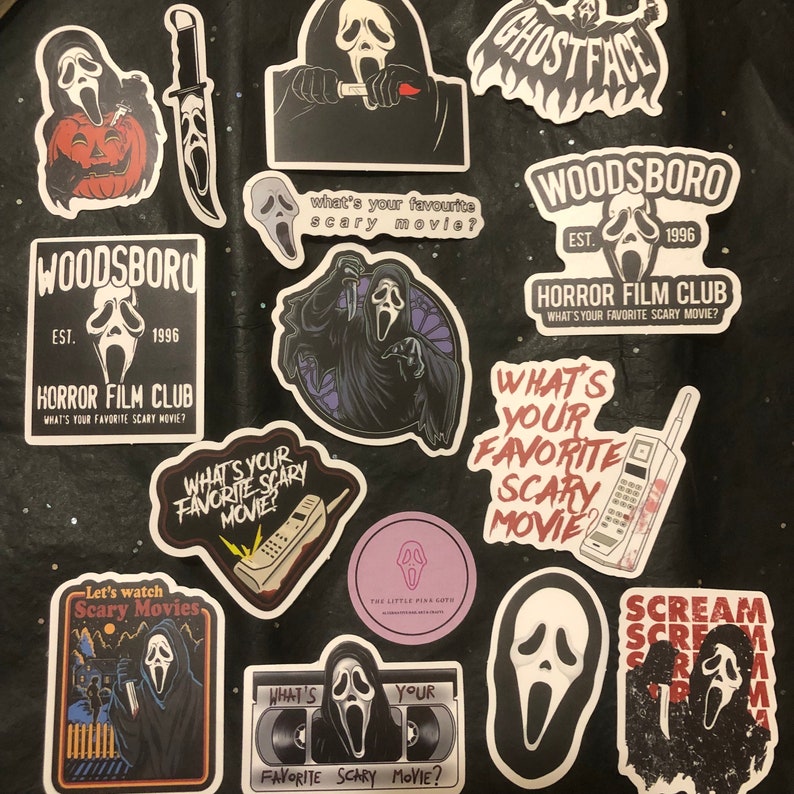 Scream ghostface pastel goth horror vinilo pegatina paquete no.2 - Etsy ...