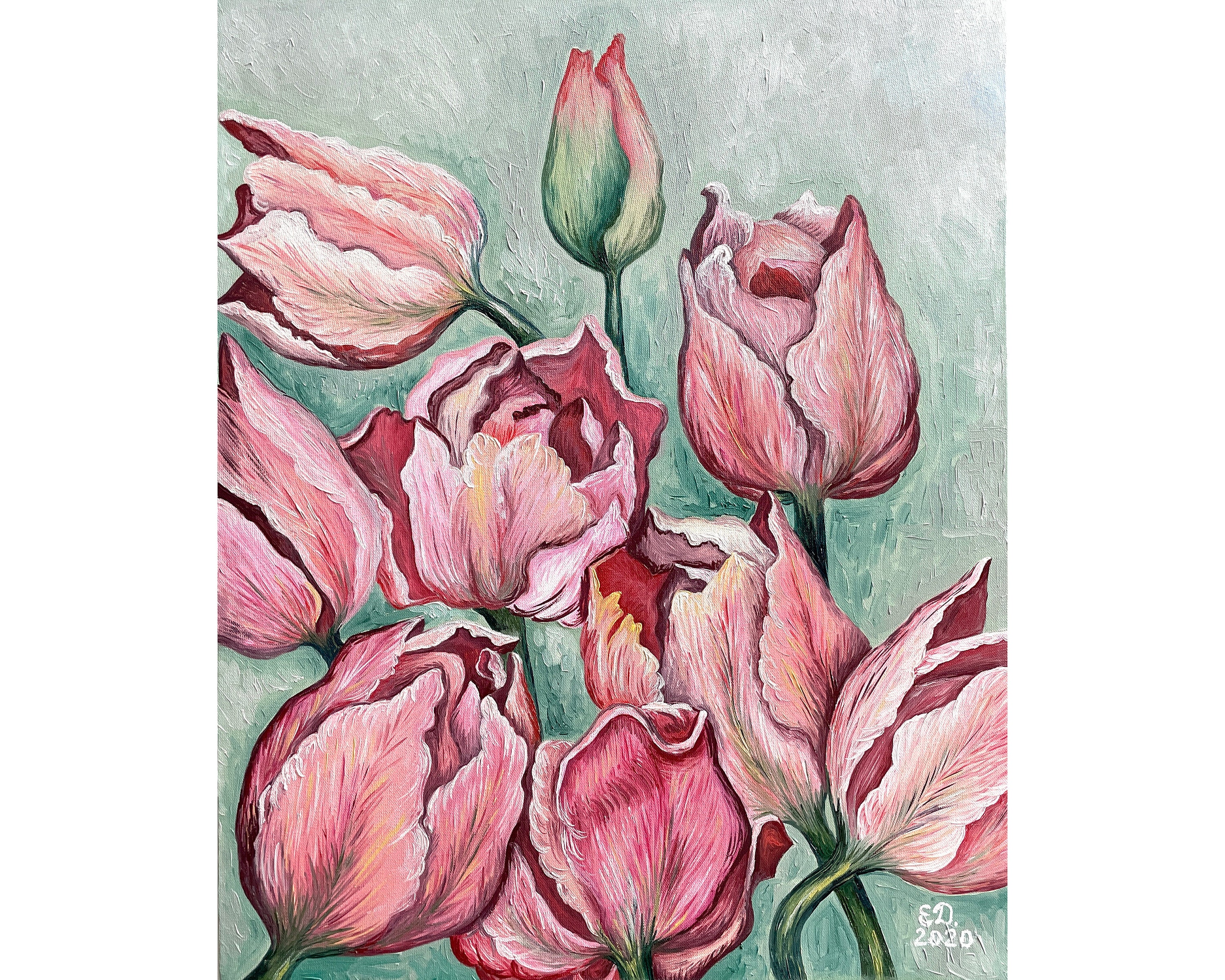 Tulips Oil Painting
