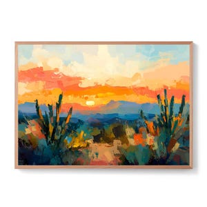 Sunset Texas Landscape Print Big Bend National Park Poster Panoramic ...
