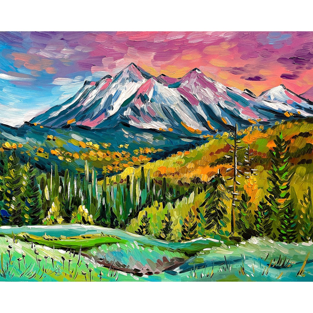 Rocky Mountain National Park Wall Art Print | Colorado Mountain ...