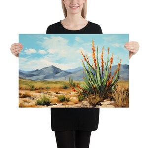 Great Basin Desert Utah Landscape Print Southwestern Desert Art ...