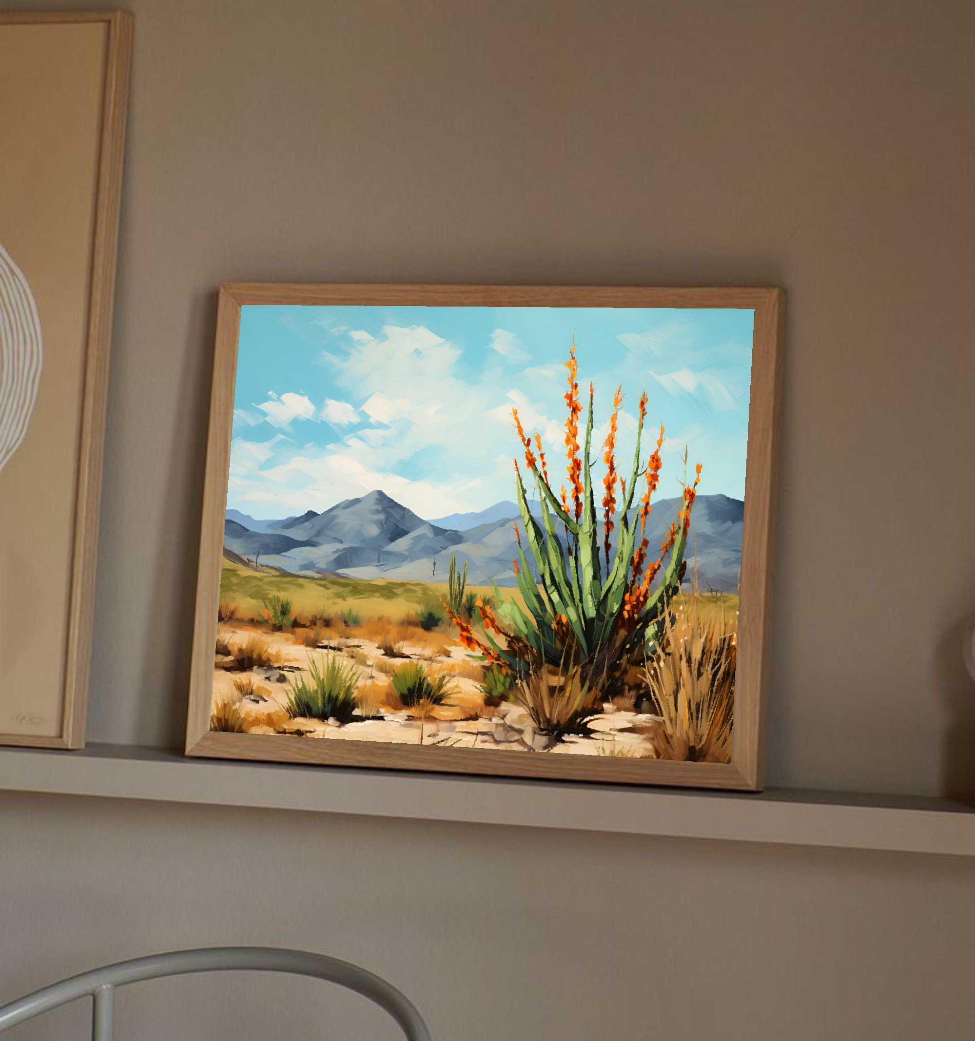 Great Basin Desert Utah Landscape Print Southwestern Desert Art ...