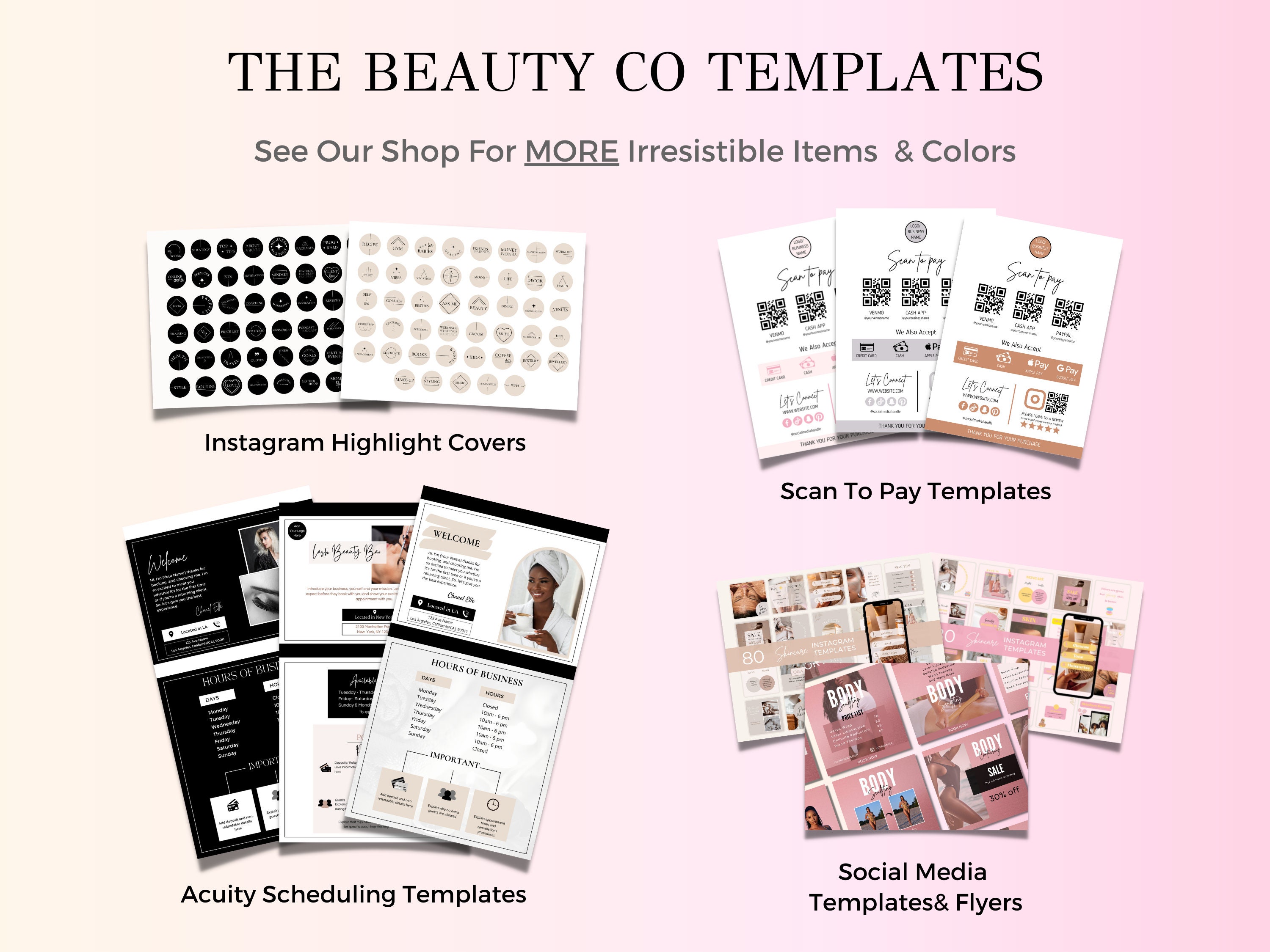 20 Premade Editable Body Contour Flyer Body Sculpting - Etsy