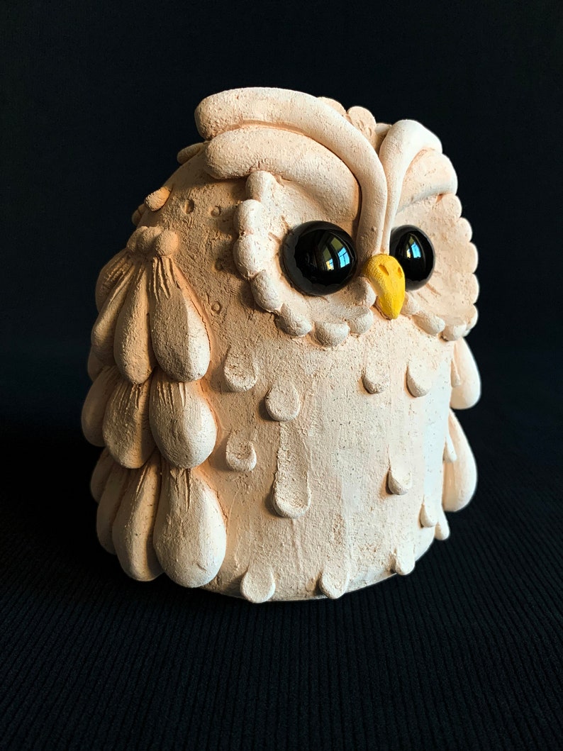 Owl Ceramic, Sculpture of an Owl, A Symbol of Wisdom, Beautiful ...