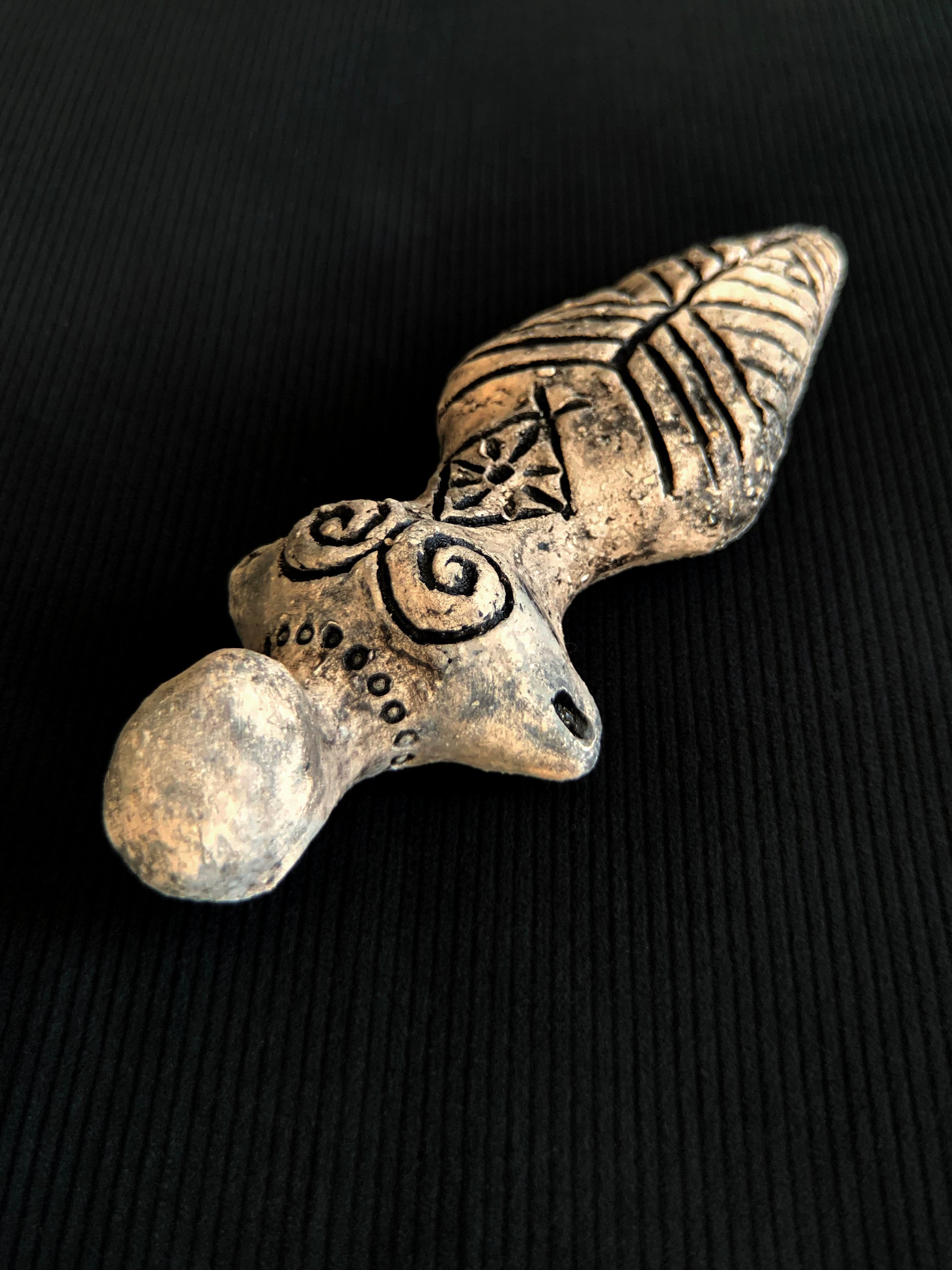 Ceramic Figurine of the Amulet of Fertility of the Female Goddess of ...