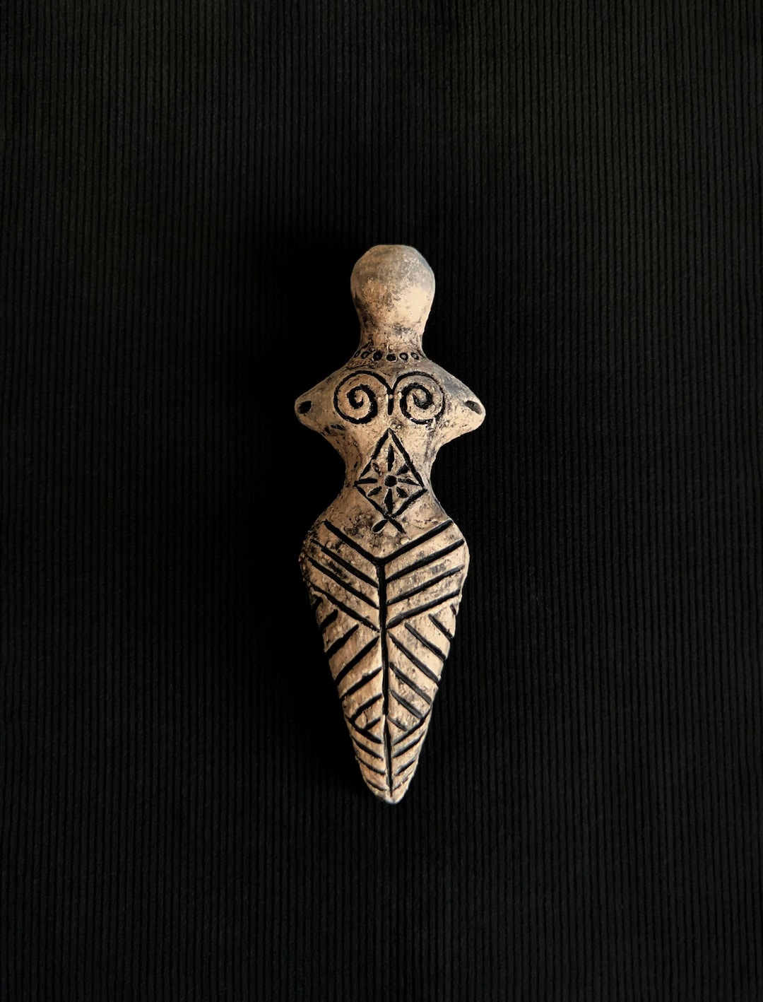 Ceramic Figurine of the Amulet of Fertility of the Female Goddess of ...