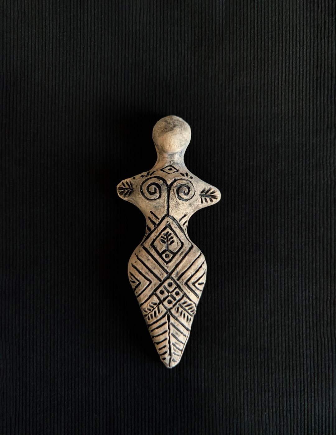 A Clay Figurine-amulet of the Goddess of Fertility From the Trypillian ...