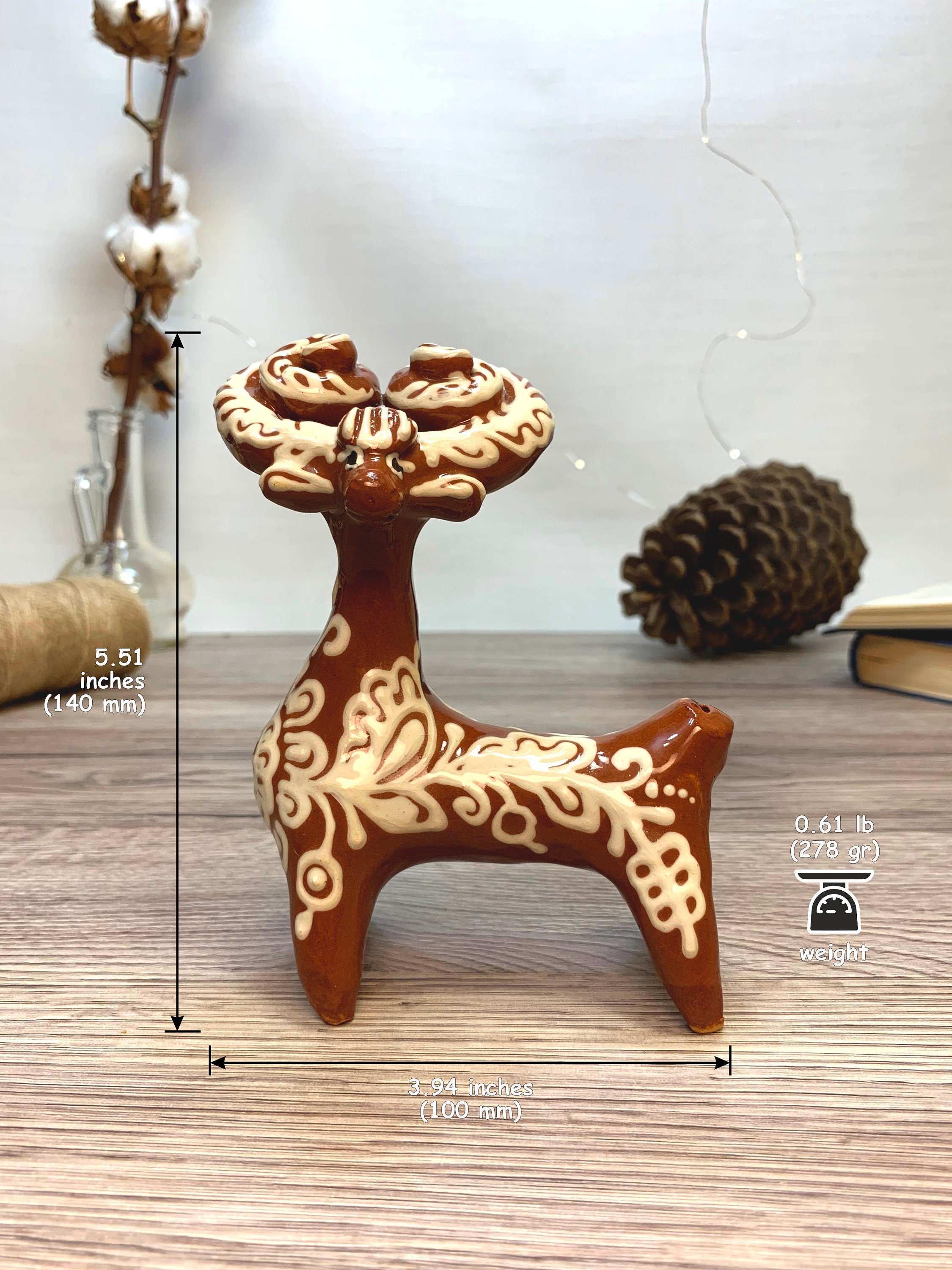 Whistle Deer With Ukrainian Painting. Handmade - Etsy
