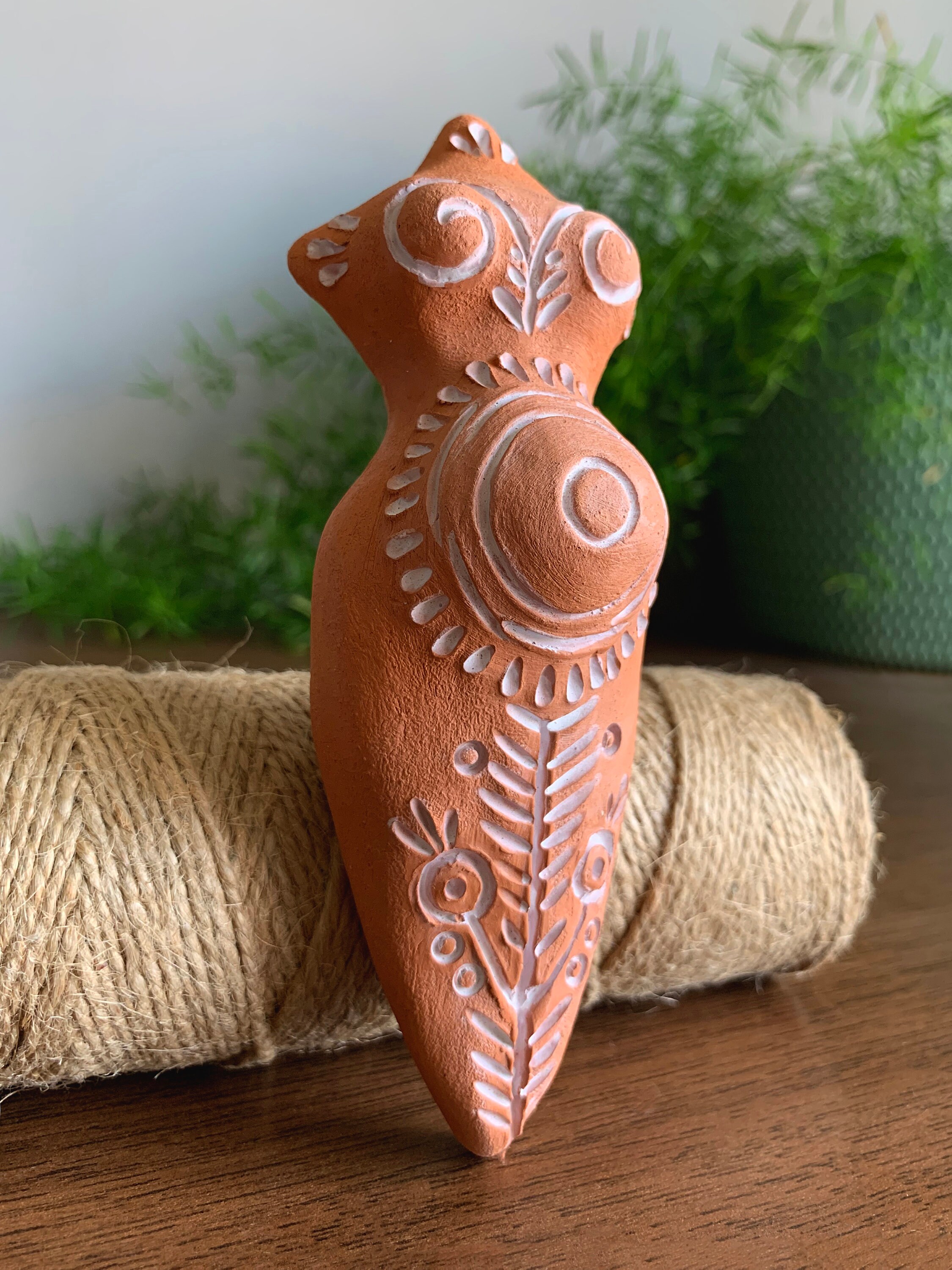 Ceramic Fertility Goddess Figurine of Tripoli Cucuteni Venus Deity ...