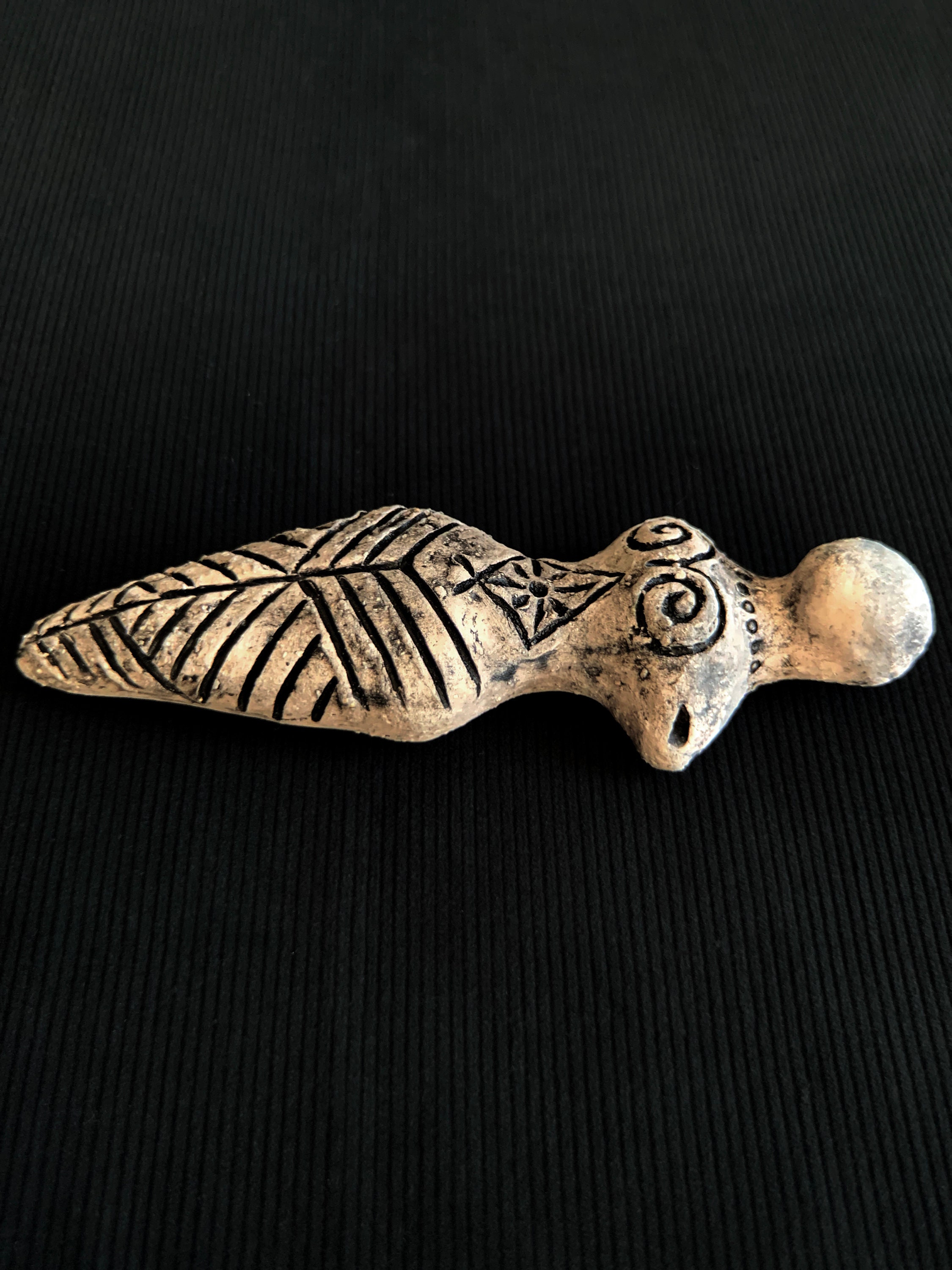 Ceramic Figurine of the Amulet of Fertility of the Female Goddess of ...