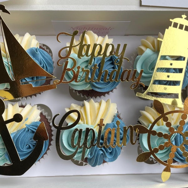 Nautical Cake Topper - Etsy UK