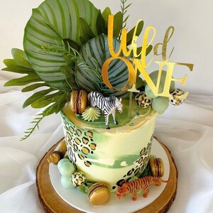 Wild One Safari Inspired Cake Topper - Etsy