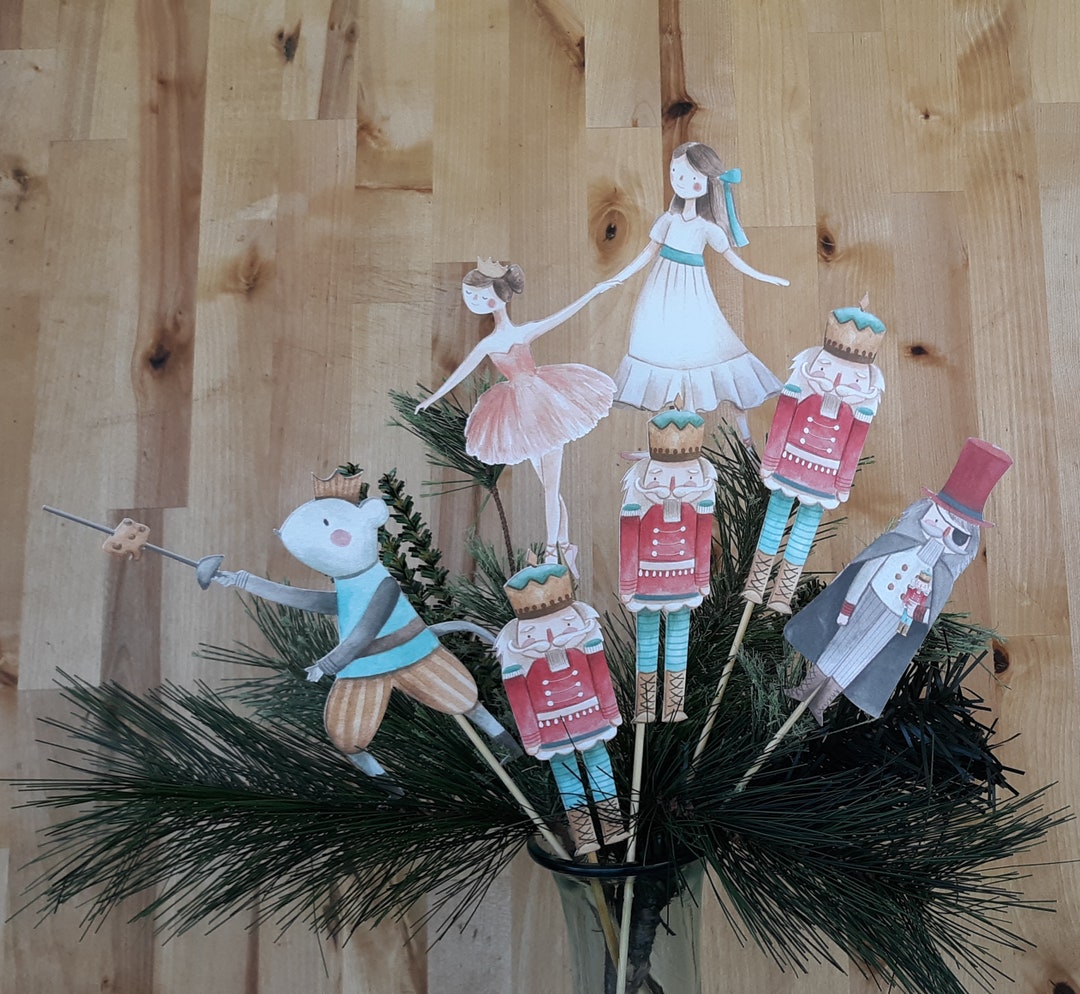 Nutcracker Ballet Cake Topper or Centerpiece, Christmas, Dance, Party ...
