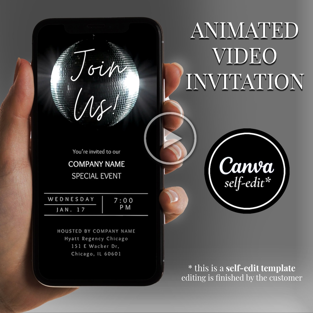 Minimal Business Event Invitation, Corporate Event, Launch Party, Happy ...