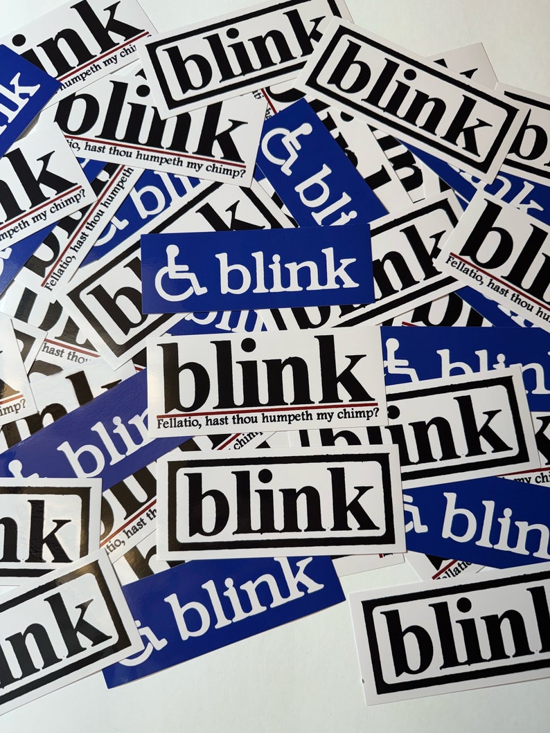 Blink Sticker Pack - Etsy